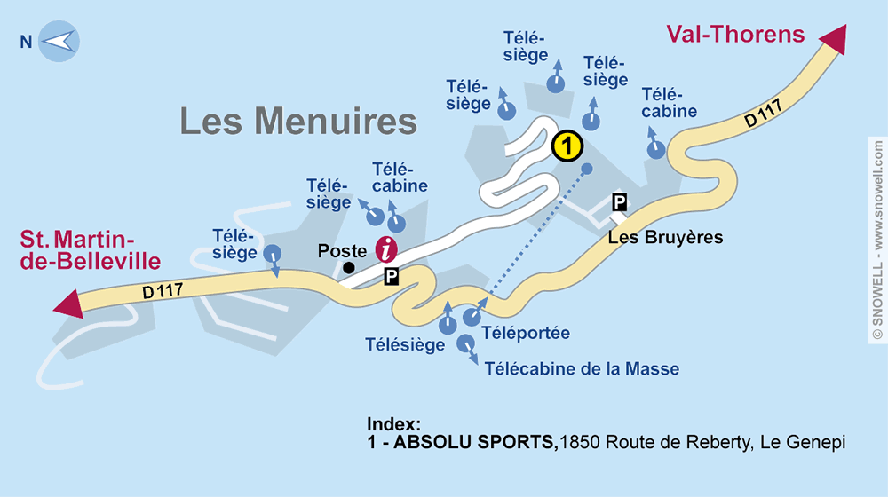 Ski Hire Les Menuires Reberty | SNOWELL