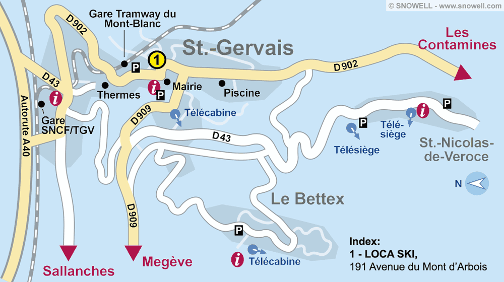 Ski Hire Saint Gervais Les Bains | SNOWELL