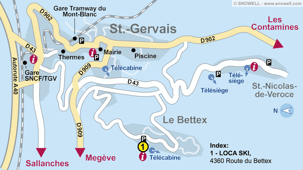 Ski Hire Saint Gervais Les Bains | SNOWELL
