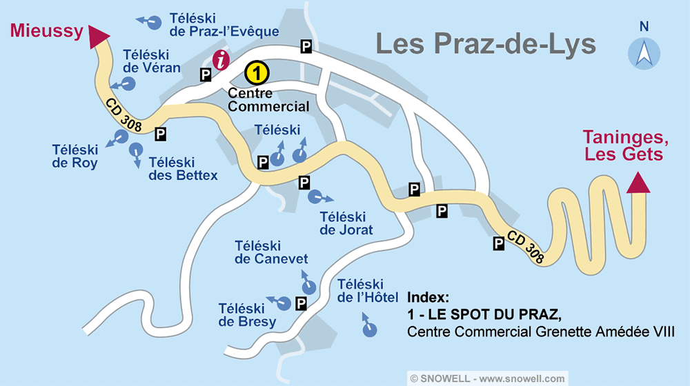 Ski Hire Le Praz de Lys | SNOWELL