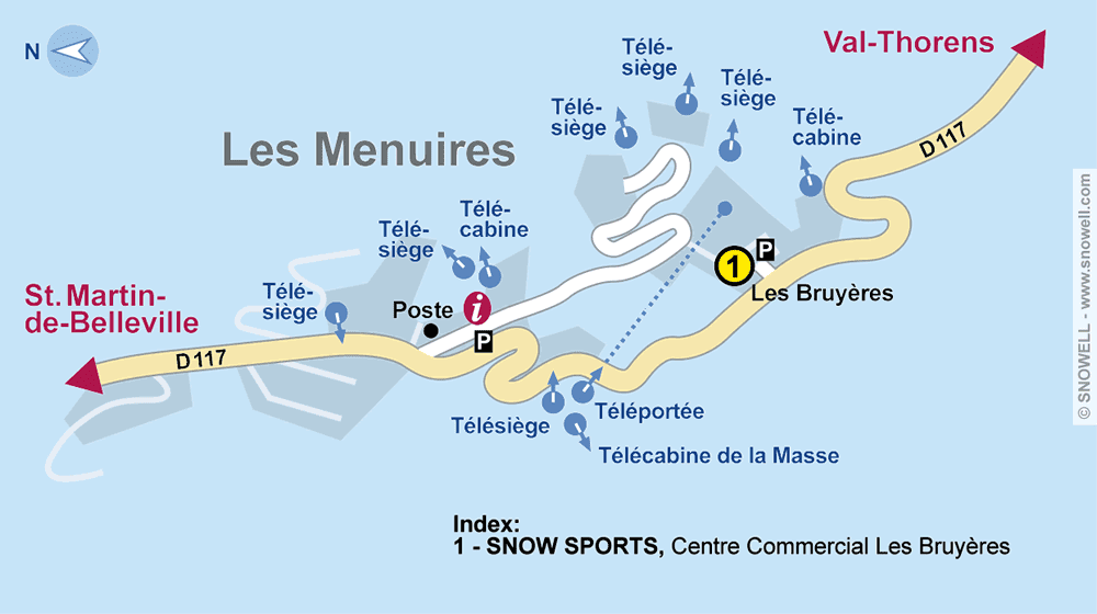 Ski Hire Les Menuires Reberty | SNOWELL