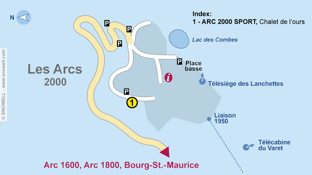 Ski Hire Les Arcs 2000 | SNOWELL