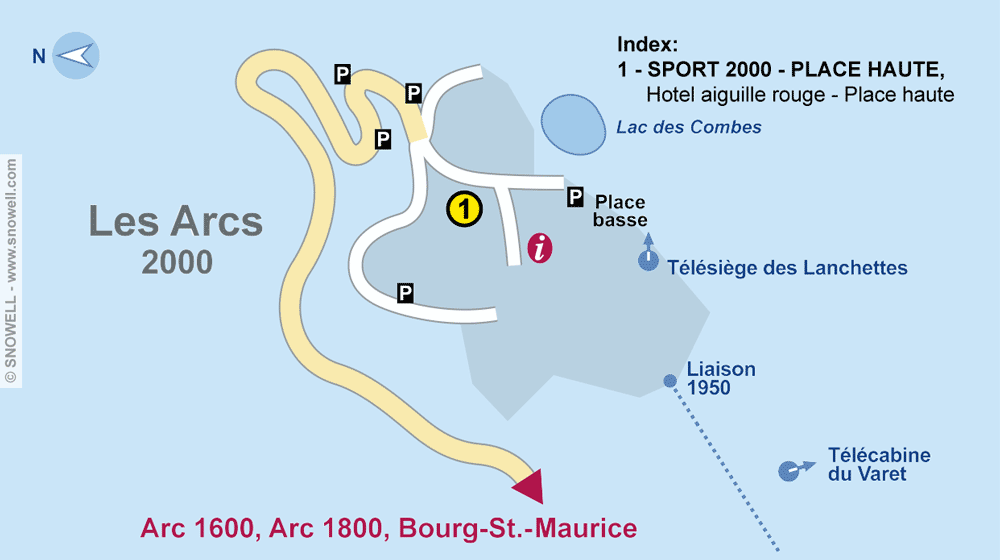 Ski Hire Les Arcs 2000 | SNOWELL