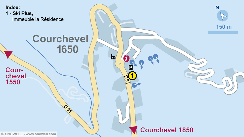 Ski Hire Courchevel 1650 | SNOWELL