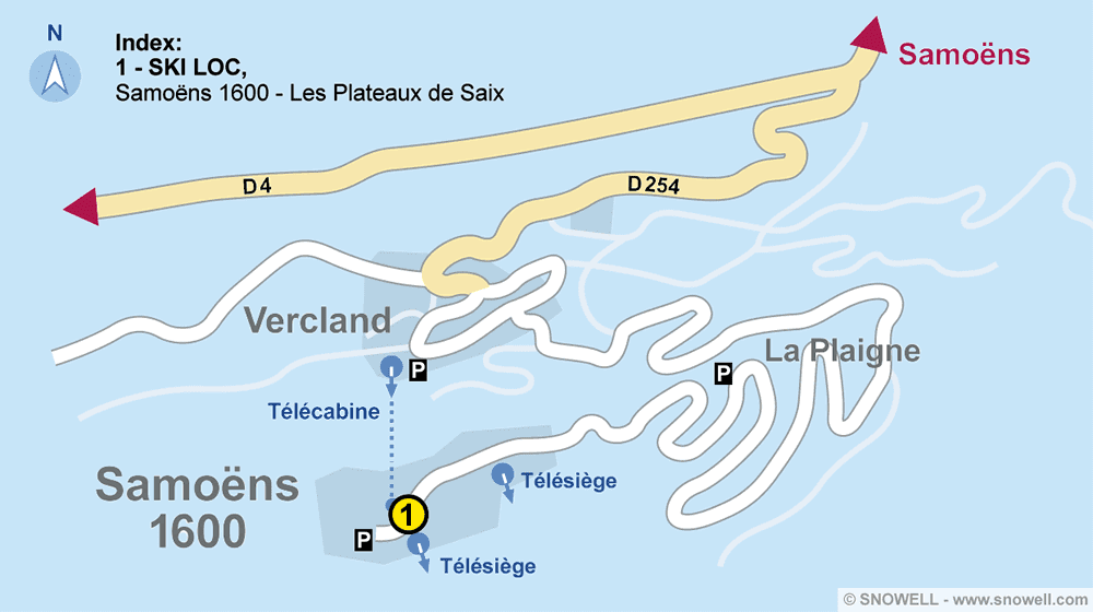 Ski Hire Samoëns 1600 | SNOWELL