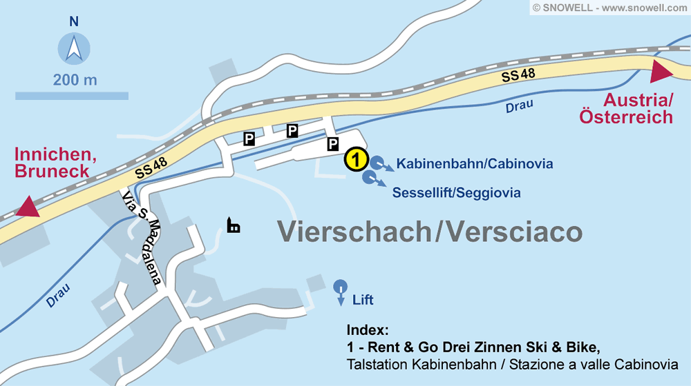 Ski Hire Vierschach bei Innichen | SNOWELL