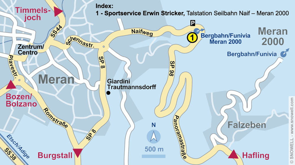 Ski Hire Meran - Merano | SNOWELL