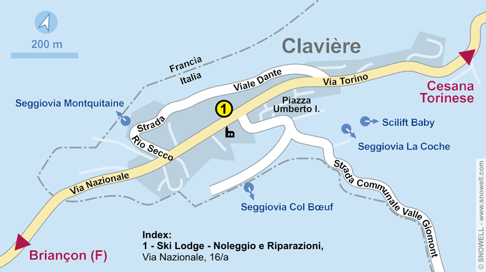 Ski Hire Claviere | SNOWELL